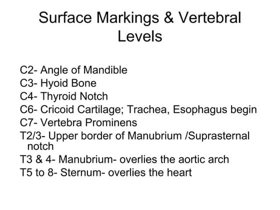 Surface marking Head Neck.ppt | Death, Injury, or Military Conflict | Sensitive Topics