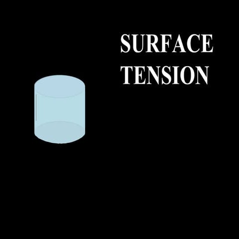 Surface tension | PPT | Chemistry | Science