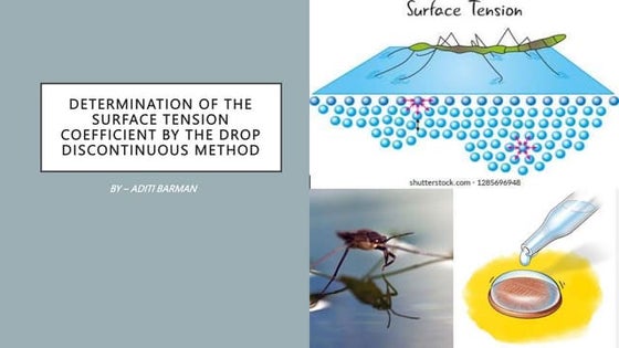 Surface tension | PDF | Chemistry | Science