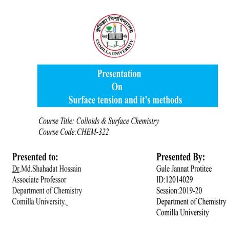 Surface tension and its measurement method.pptx