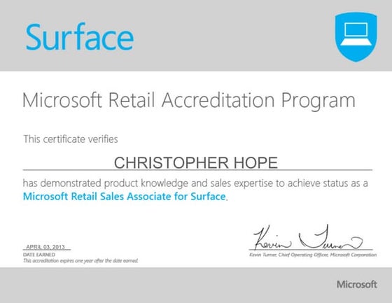 Pc aisle accreditation windows 10 launch | PPT