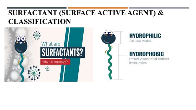 Cosmetic Excipients: Surfactants Used in cosmetic formulation | PPTX