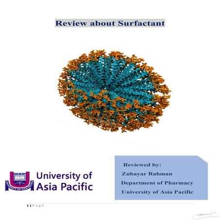 Surfactant | PDF