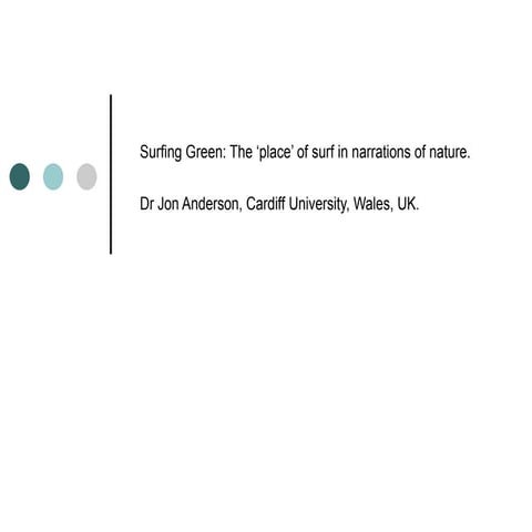 Surfing green | PPT