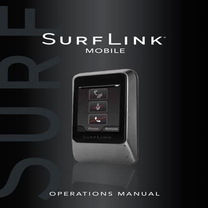 Surf link media_manual | PDF