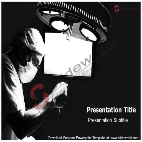 Surgeon Powerpoint Template - Slide World | PPTX