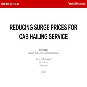 Surge pricing mc_presentation | PDF