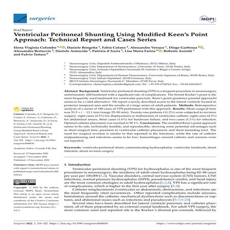 surgeries-03-00034 vp shunt surgery using modified keens point ...