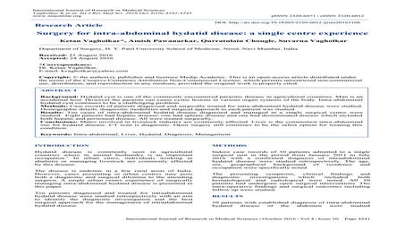 Intraperitoneal Drain