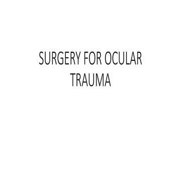 Enucleation and evisceration | PPTX