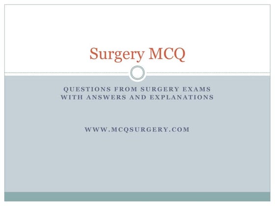 Identifying different surgery questions | DOC