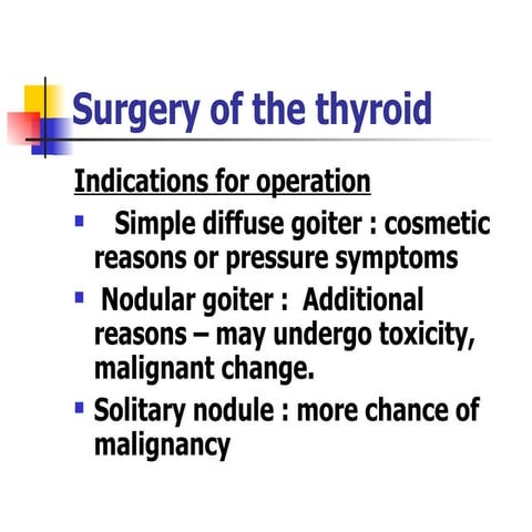 thyroid surgery | PPT
