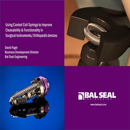 Using Canted Coil Springs to Improve Cleanability & Functionality in ...