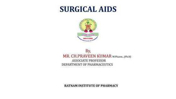 DRESSING MATERIALS USED IN OPERATION THEATER | PPTX | First Aid | Injuries