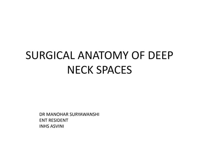 Superficial & deep fascia | PPTX