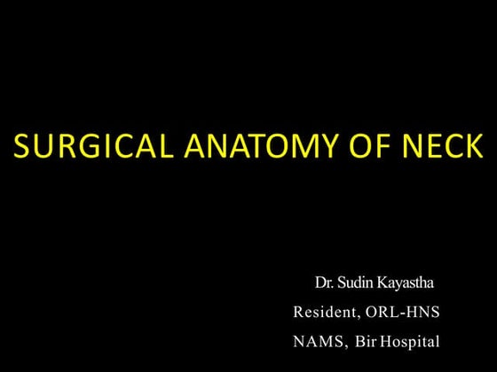 MIDLINE STRUCTURES OF NECK anatomy PowerPoint | PPTX | Thyroid ...