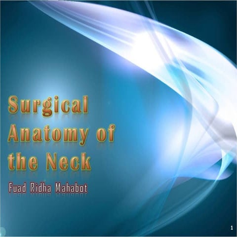 Surgical anatomy of the neck | PPT