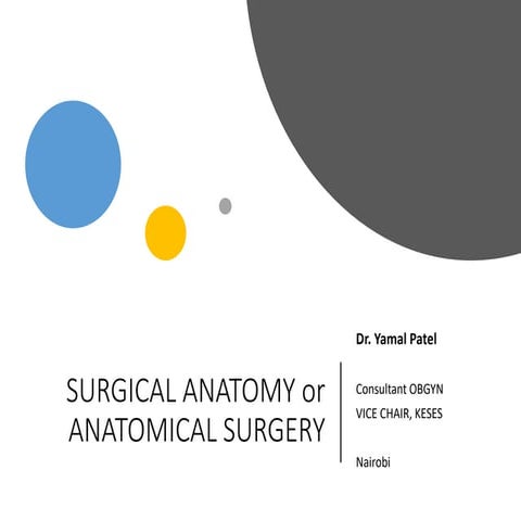 Surgical anatomy or anatomical surgery | PDF