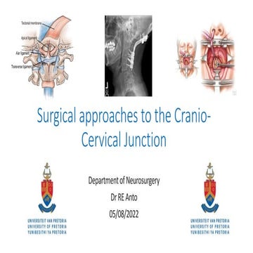 Surgical approaches to the CCJ.pptx