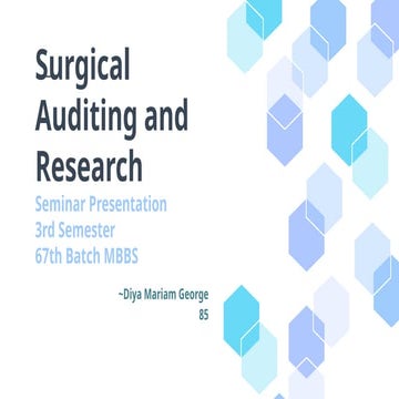 Surgical audit and research mbbs surgery.pptx