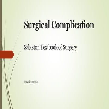 Surgical complication 2 | PPTX