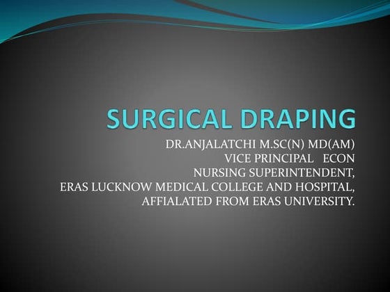 Preparation and draping of the surgical site(ORT).pptx
