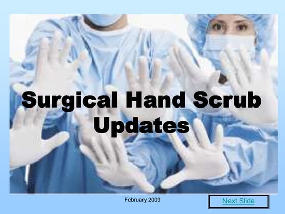 Surgical scrubbing | PPTX
