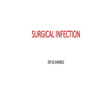 Surgical infection | PPTX