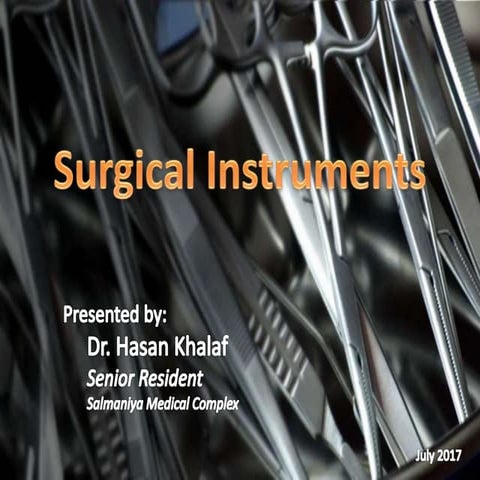 Surgical Instruments | PPTX