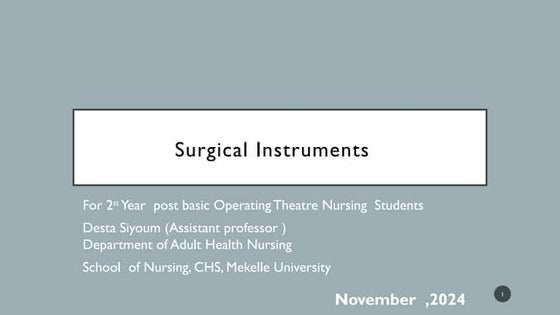 ALL TYPES SURGICAL BLADES SIZE AND USES. | PPTX