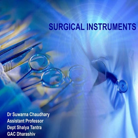Clamping and occluding instrument | PPTX