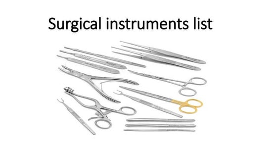 Surgical instrument ppt | PPTX | Oral care | Personal Care