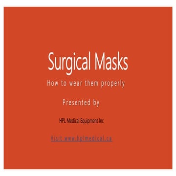 Surgical masks|Different types of surgical masks|How to wear them ...