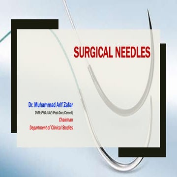 Surgical needles basics | PPTX