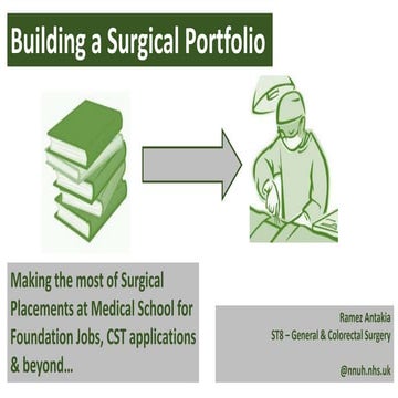 Surgical Portfolio CST apply Presentation | PPTX