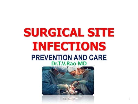 Surgical Site Infection | PPT