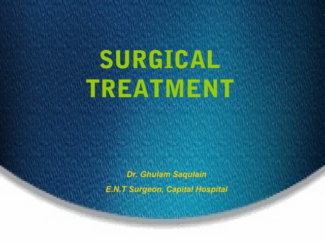 Caldwell luc surgery | PPT