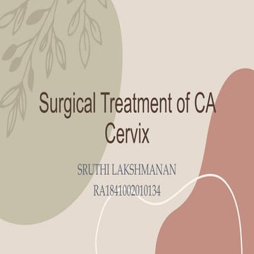Surgical Treatment of CA Cervix 134.pptx | Reproductive Health ...