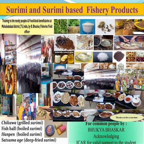 Surimi based products fishery products, B | PPTX