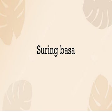Suring basa.pptxdddddddddddddddddddddddd | PPTX