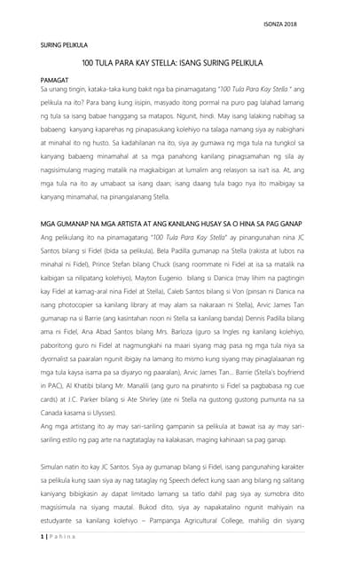 "ANAK" MOVIE REVIEW (TAGALOG) | TXT