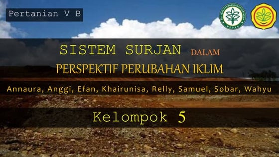 Lahan kering revisi | PPTX