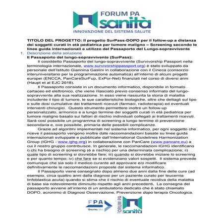 Anna Lisa Calabro', Data analysis in ambito medico-sanitario | PDF