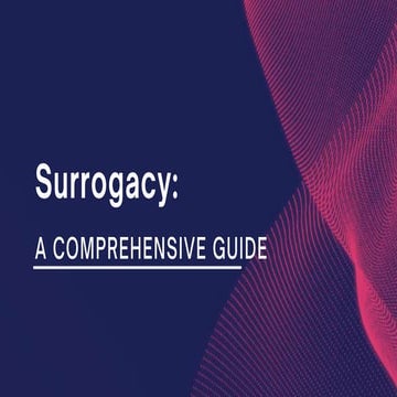 Best Commercial Surrogacy Agency In USA | PPT