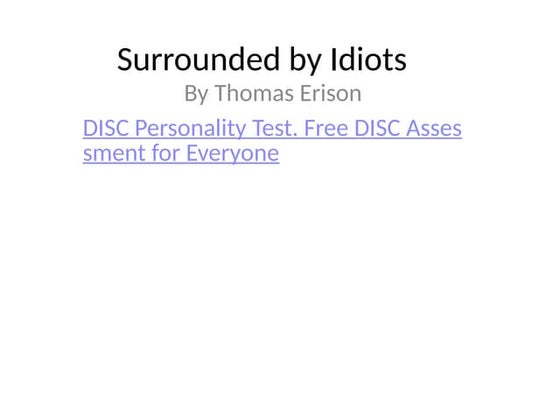 What personality color type are you? | PPTX