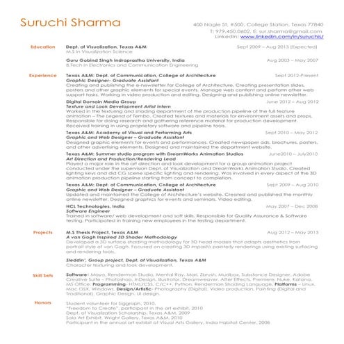 Suruchi resume | PDF