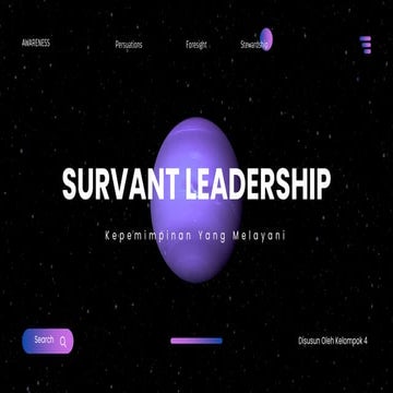 survant leadership, karakter pemimpin, kepemimpinan | PPT