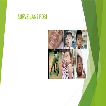 SURVEILANS PD3I (penyakit yang segera dilaporkan pada balita) | PPTX