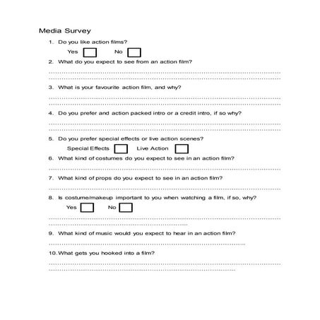 Media questionnaire | DOCX