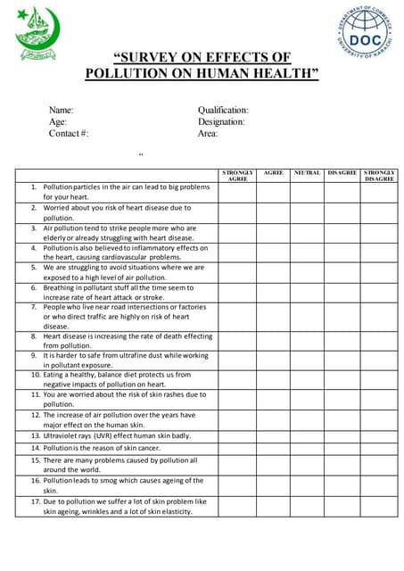 Water questionnaire | DOCX